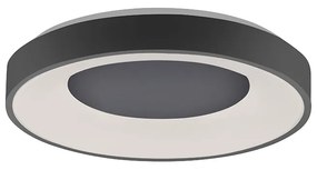 Moderní stropní svítidlo tmavě šedé včetně LED 3-stupňově stmívatelné - Steffie