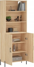 Skříň highboard dub sonoma 69,5 x 34 x 180 cm kompozitní dřevo 3189264