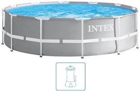 INTEX PRISM FRAME POOLS Bazén 366 x 76 cm s kartušovou filtrační pumpou 26712GN