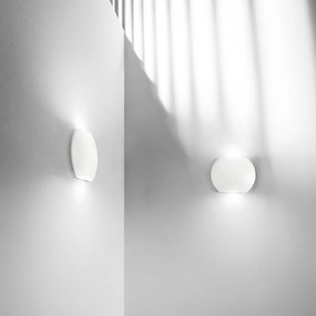 FAN LED-W-MIURA/6W Venkovní nástěnné svítidlo LED ULTRASOTTILE MIURA bílá hliník 2x3W 520lm CCT IP54 12,8x16x3,5 cm - FANEUROPE