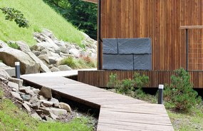Sud na dešťovou vodu Stones Block 270 l světle šedý