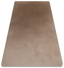 Kusový koberec jednobarevný Shaggy POSH protiskluzový pratelný camel béžový Rozměr: 160x220 cm