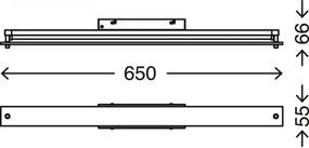 Briloner 2240-118 -LED Stmívatelné koupelnové osvětlení zrcadla LED/8W/230V IP44