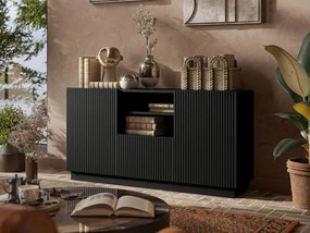 Komoda Ceroza 150 2D1SZ, Barva: černá