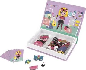 JANOD Magnetibook Oblékání pro dívky / Magnetická kniha / 46 dílků / o