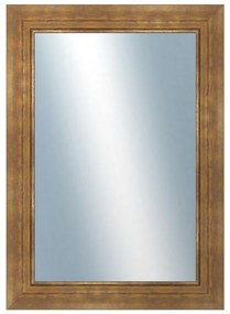 DANTIK - Zarámované zrcadlo - rozměr s rámem cca 50x70 cm z lišty TRITON široký zlatý (2952)