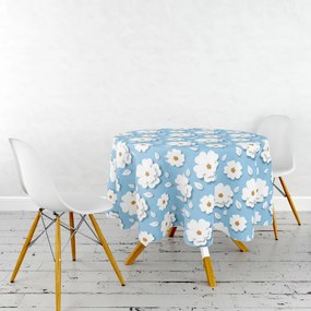 Ubrus PVC kulatý M-187A – Zahrádka snů (různé velikosti)
