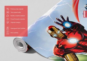 Dětská fototapeta na zed' Marvel Avengers, Disney | 360 x 254 cm | DFTD 2230