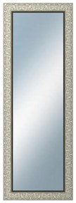 DANTIK - Zarámované zrcadlo - rozměr s rámem cca 50x140 cm z lišty PRAHA stříbrná (2751)