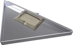 B-TRIANGL 30 Chrom Odtoková vpusť rohová