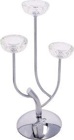 Svícen Elizabeth silver výška 44,5cm
