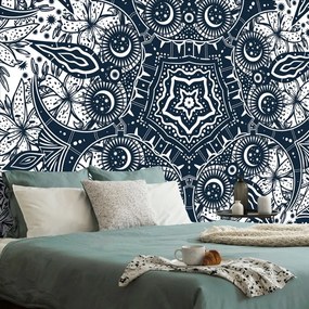 Samolepící tapeta ornament divoké lilie - 300x200 cm