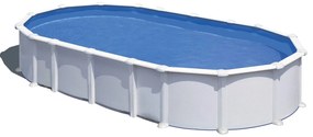 Planet Pool Nadzemní bazén s ocelovou stěnou Classic White/Blue 6,1 x 3,6 x 1,2 m 28914