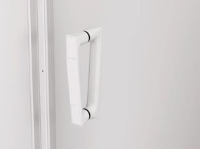 Sanswiss CADURA CA2C dvoukřídlé sprchové dveře 100 cm Profil: Bílá, Sklo: Hladké čiré