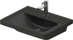 Duravit D-Neo - Umyvadlo 60x48 cm, s přepadem, otvor pro baterii, antracit 2367601300