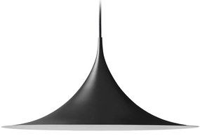 GUBI Polozávěsné svítidlo, Ø 90 cm, černá barva