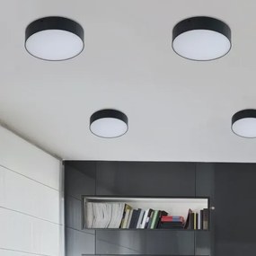 LED stropní svítidlo Monza R 22 3000K černé