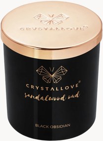 Sójová svíčka's oudem a santalovým dřevem Crystallove