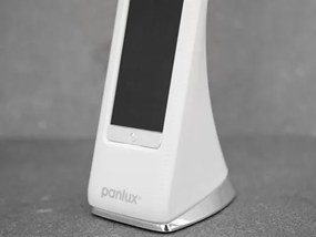 Stolní lampička LED Panlux LORD bílá kůže PN15100004