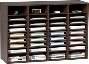 Organizéry na literaturu, kancelářská poštovní schránka s 36 přihrádkami