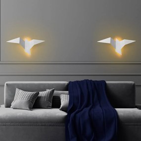 Bílé LED nástěnné svítidlo Pacali – Opviq lights