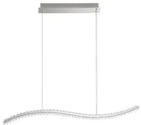 Křišťálový lustr Aurelia 100 Chrome