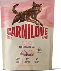 Carnilove True Fresh - granule pro kočky Carnilove Cat True Fresh Dry Turkey Steril.Ad.AB 400g