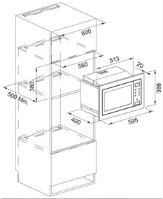 Franke FSM25MWXS  Vestavná mikrovlnná trouba