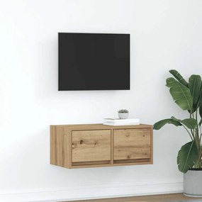 TV skříňka dub artisan 60x31x25,5 cm kompozitní dřevo