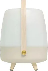 Lite-Up Play béžová / Přenosná lampa s reproduktorem