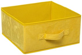 Úložný textilní box Volk 31x15 cm žlutý