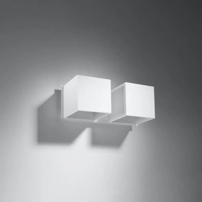 Sollux Lighting Nástěnné svítidlo QUAD 2 bílé