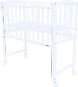 Dětská přístavná postýlka New Baby MATEO 90x40 cm bílá