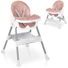 Růžová rostoucí židle na krmení Ricokids Mani pro děti