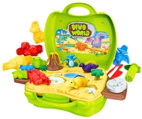 RKToys Plastelína Svět dinosaurů v kufříku