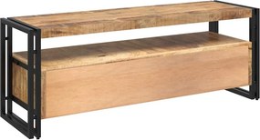 TV stolek 120 x 35 x 45 cm masivní mangovníkové dřevo 247402