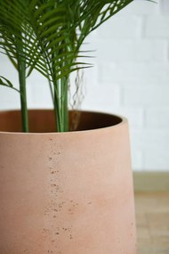 Květináč TROPICO, sklolaminát, výška 29 cm, oranžová