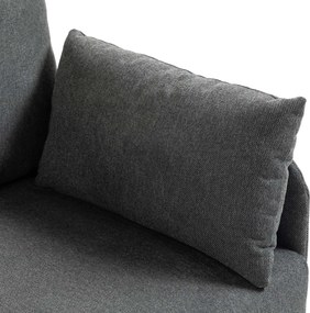 Ziden Couch 2 Sitzer látka – tmavě šedá