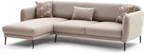 Hanah Home Rohová pohovka VENUS krémová levá 825BLC2765