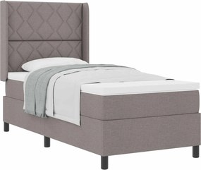Postel s boxspringem s polštářem Taupe 200 x 100 cm textil 3341697