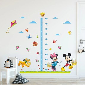 Samolepka na zeď "Dětský metr - Mickey a Minnie 2" 170x100 cm