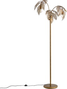 Vintage stojací lampa zlatá 193 cm 3-světlo - Botanica