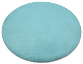 Kulatý koberec BUNNY modrý
