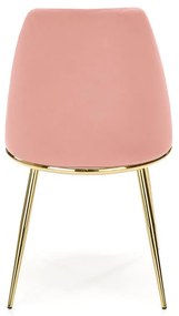 Jídelní židle Louis, růžová