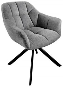 Otočná židle Papillon tmavě šedá/ 41588