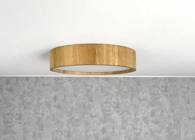 Světlo z dubu 40W, výroba v ČR, stropní svítidlo TURNN 40W, vyrobené ručně z dubového dřeva Neutrální bílá 4000 K