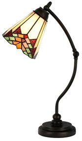 Stolní lampa Tiffany  Montaq -   Ø 26*50 cm 1x E14 / max 25w