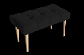Eka Lavice Skam 40x40 cm Barva látky Trinity: Černá (Trinity 2316)