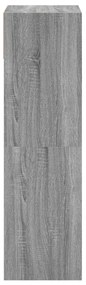 Botník šedý sonoma 60 x 34 x 116 cm kompozitní dřevo - Default Title