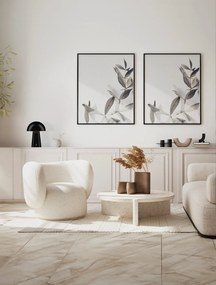 Designová stojací lampa Ande Černá